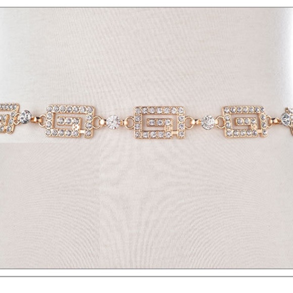 Accessories | Vintage Faux Stones Chain Belt | Poshmark